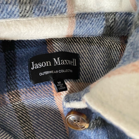 jason maxwell | Tops | Jason Maxwell Shirt Jacket | Poshmark
